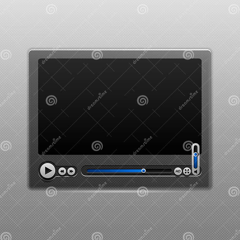 Media Player User Interface,Vector User Interface: Stock Vector ...