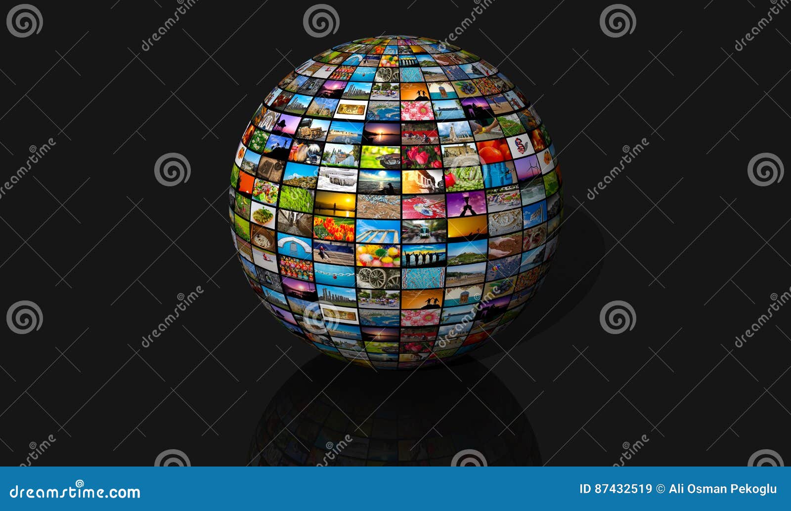 Media sphere stock image. Image of background, media - 87432519