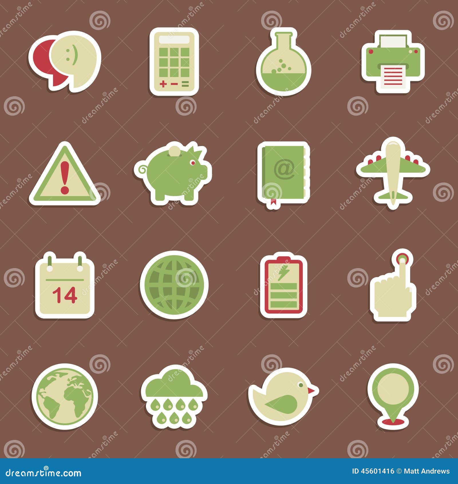 Media stickers stock vector. Illustration of media, pictogram - 45601416