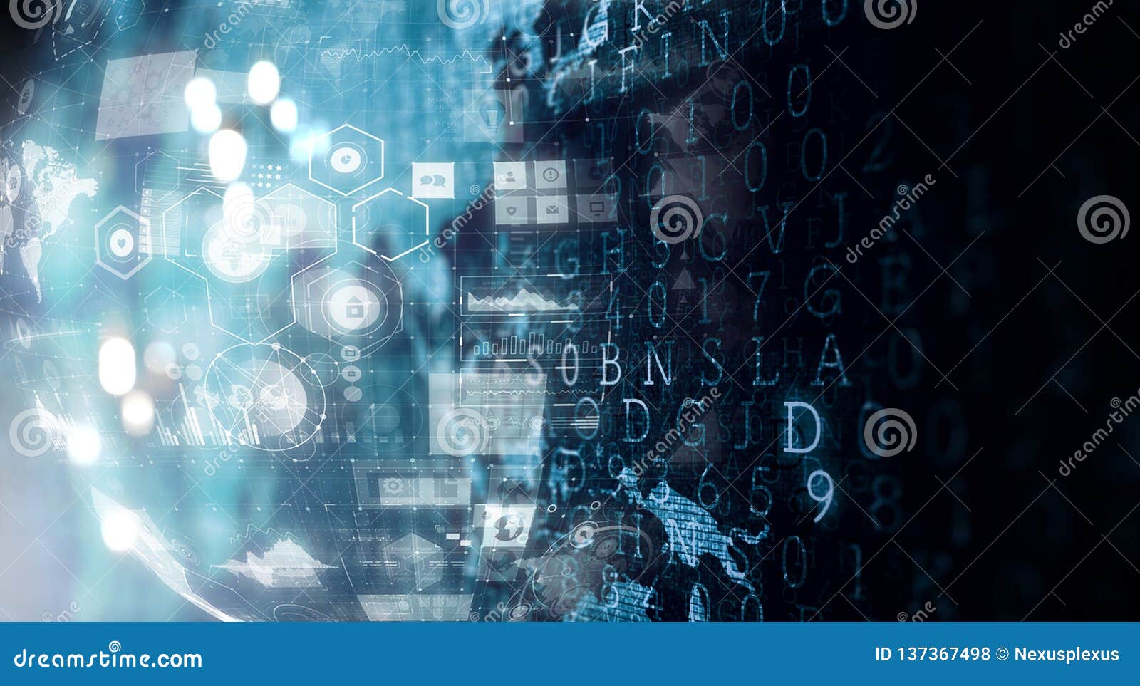 Media Technologies in Business. Mixed Media Stock Photo - Image of data ...