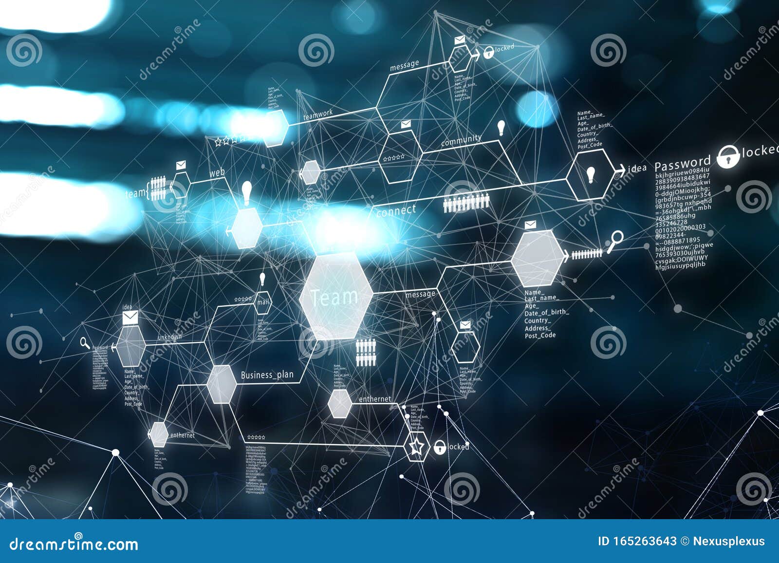 Media Technologies in Business. Mixed Media Stock Image - Image of ...
