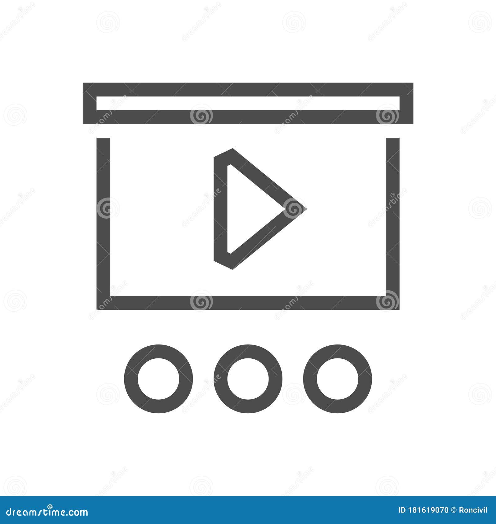 Media training icon stock vector. Illustration of book - 181619070