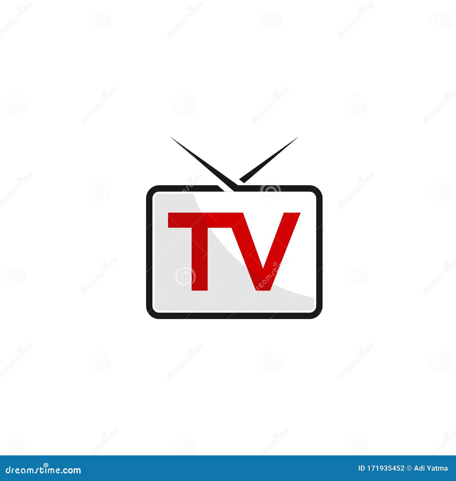 Media and TV Logo Design Inspiration Stock Vector - Illustration of ...
