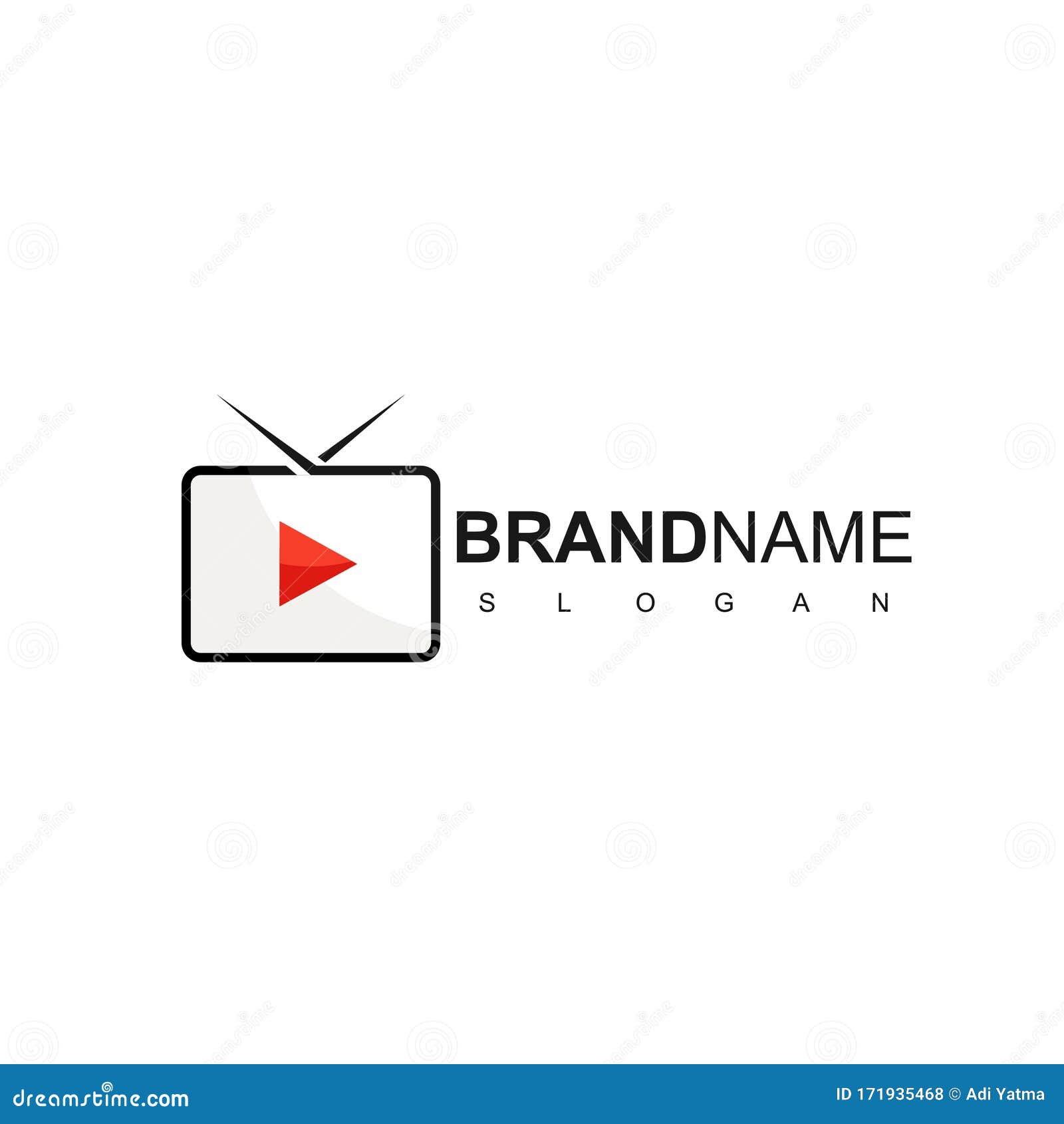 Media and TV Logo Design Vector Stock Vector - Illustration of design ...