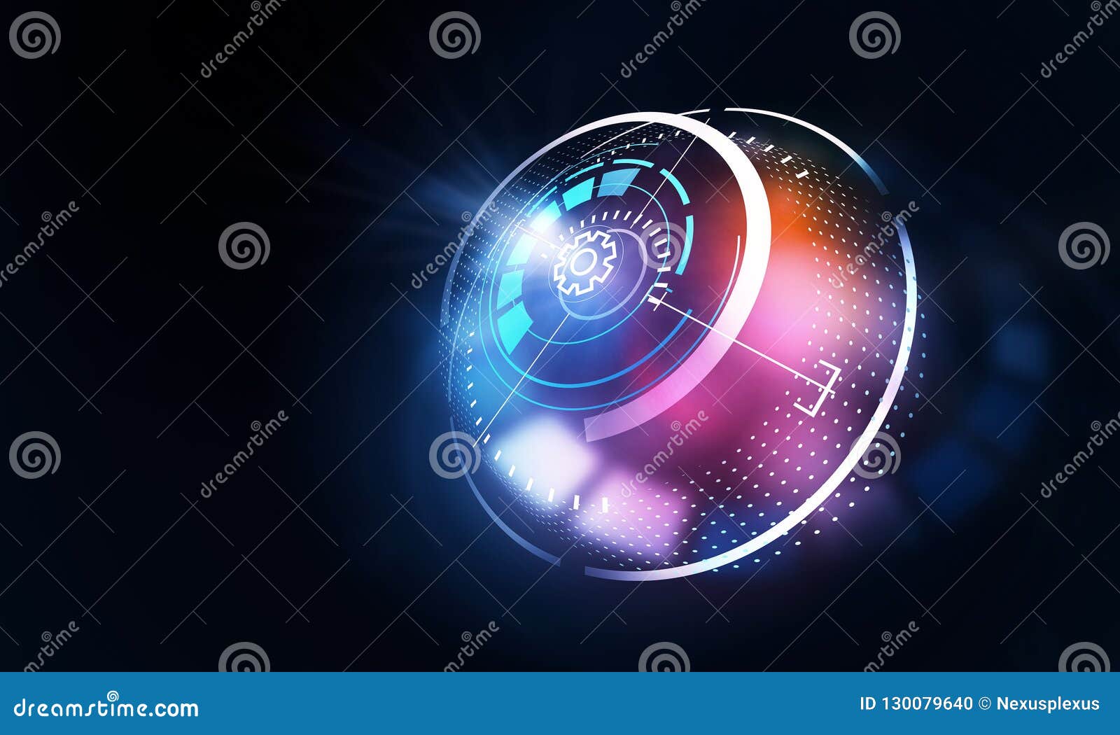Media user display stock illustration. Illustration of dashboard ...