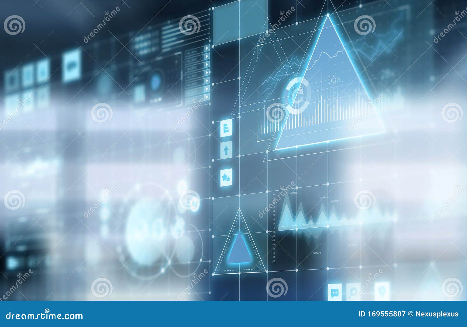 Innovative Technology Background. Mixed Media Stock Image - Image of ...