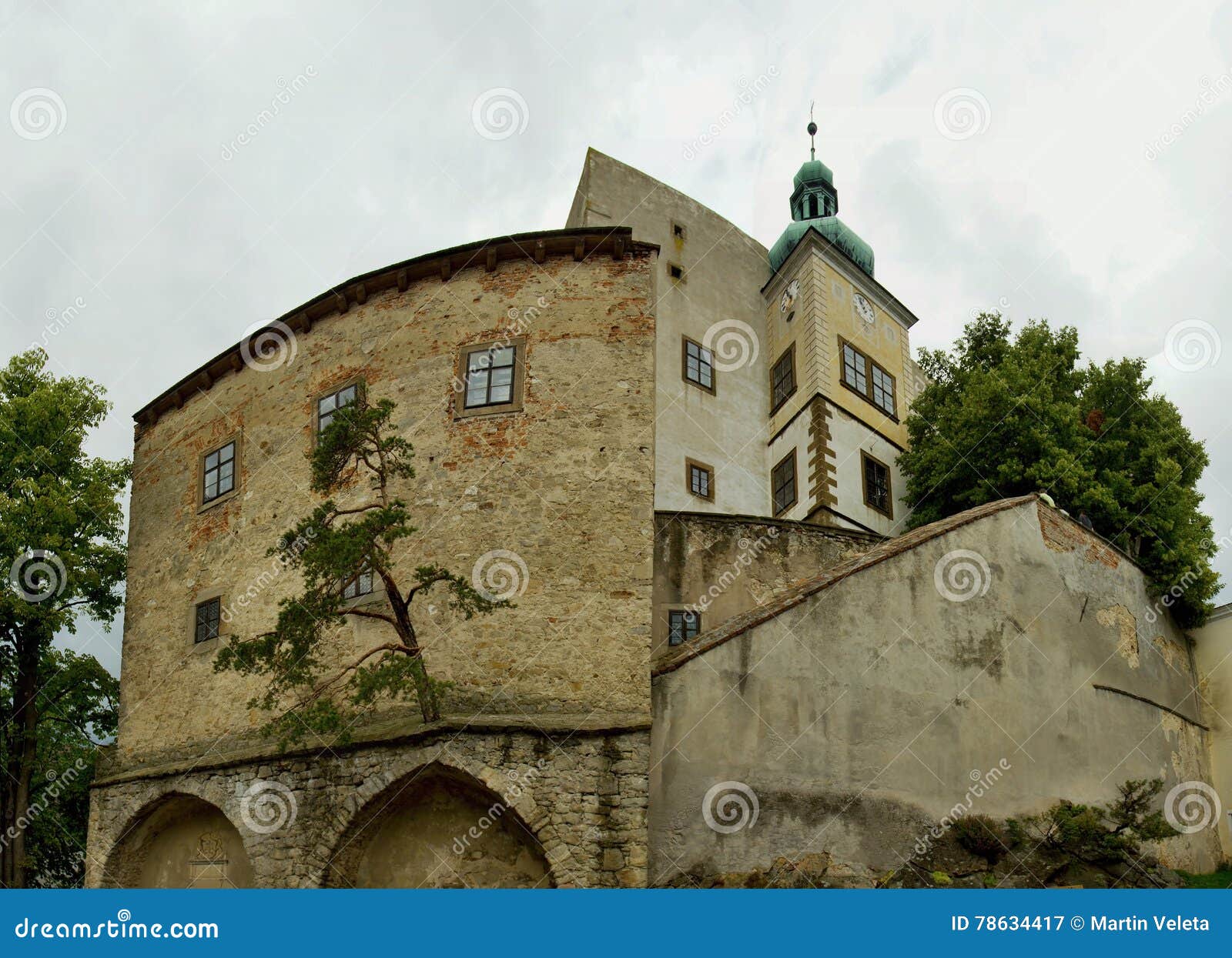 Mediaeval castle Buchlov stock image. Image of ancient - 78634417