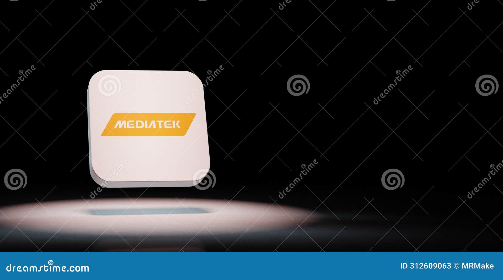 MediaTek App Icon Spotlighted on Black Background Editorial Stock Photo ...