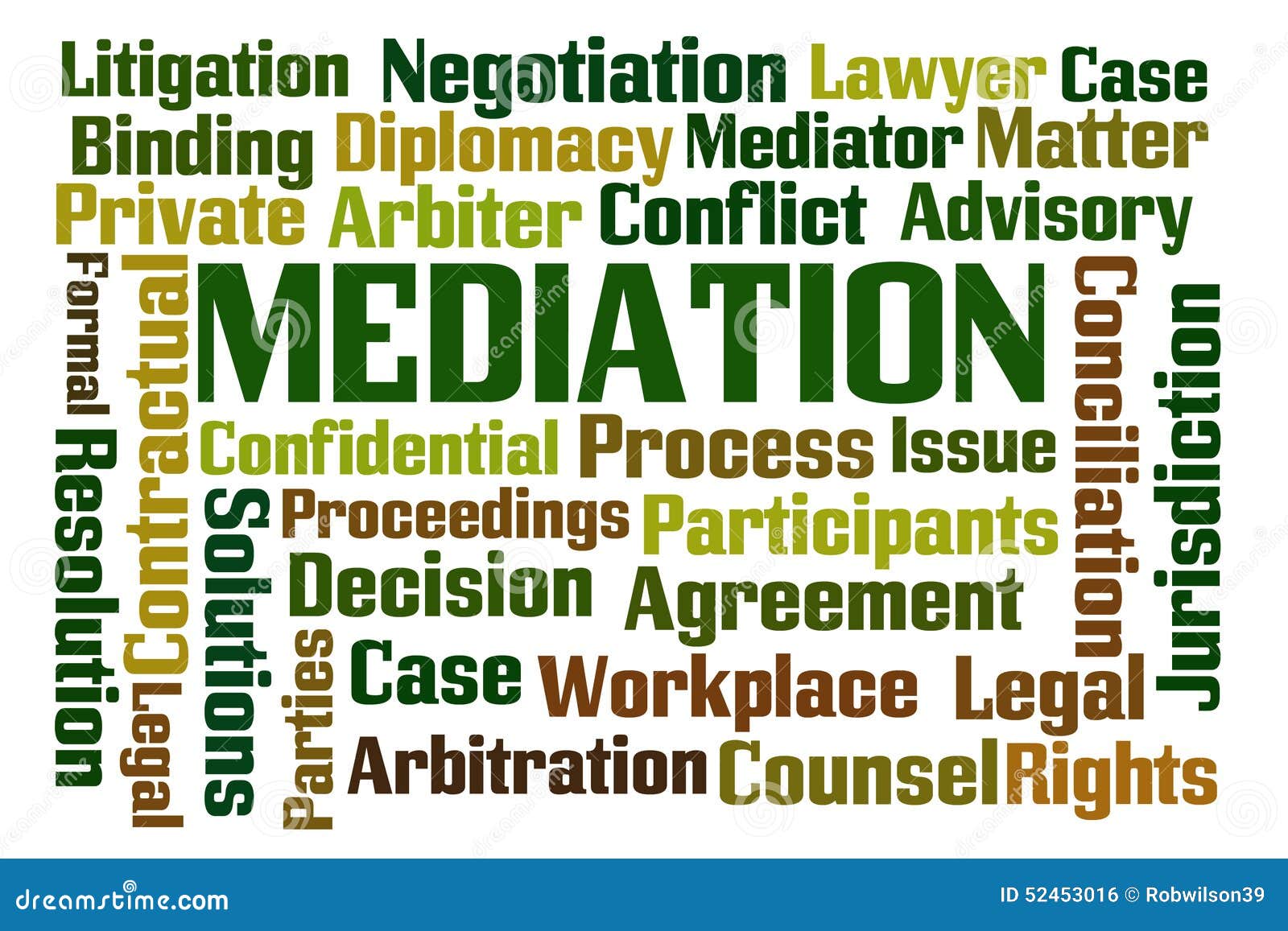 Mediation stock illustration. Illustration of agreement - 52453016