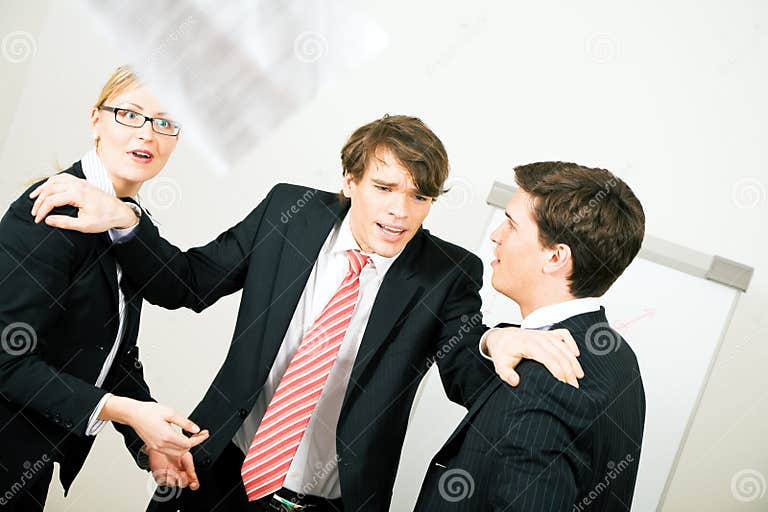 The mediator stock image. Image of business, furious - 16717079