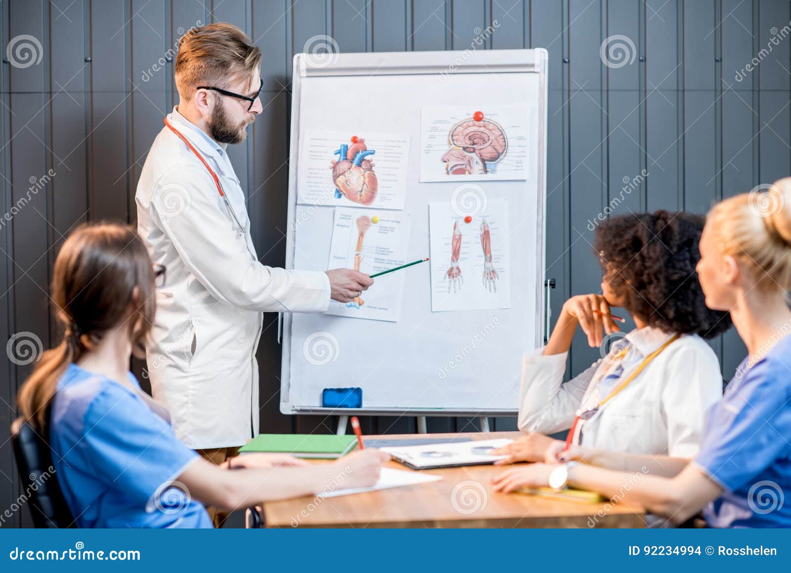 Medic conference indoors stock photo. Image of board - 92234994