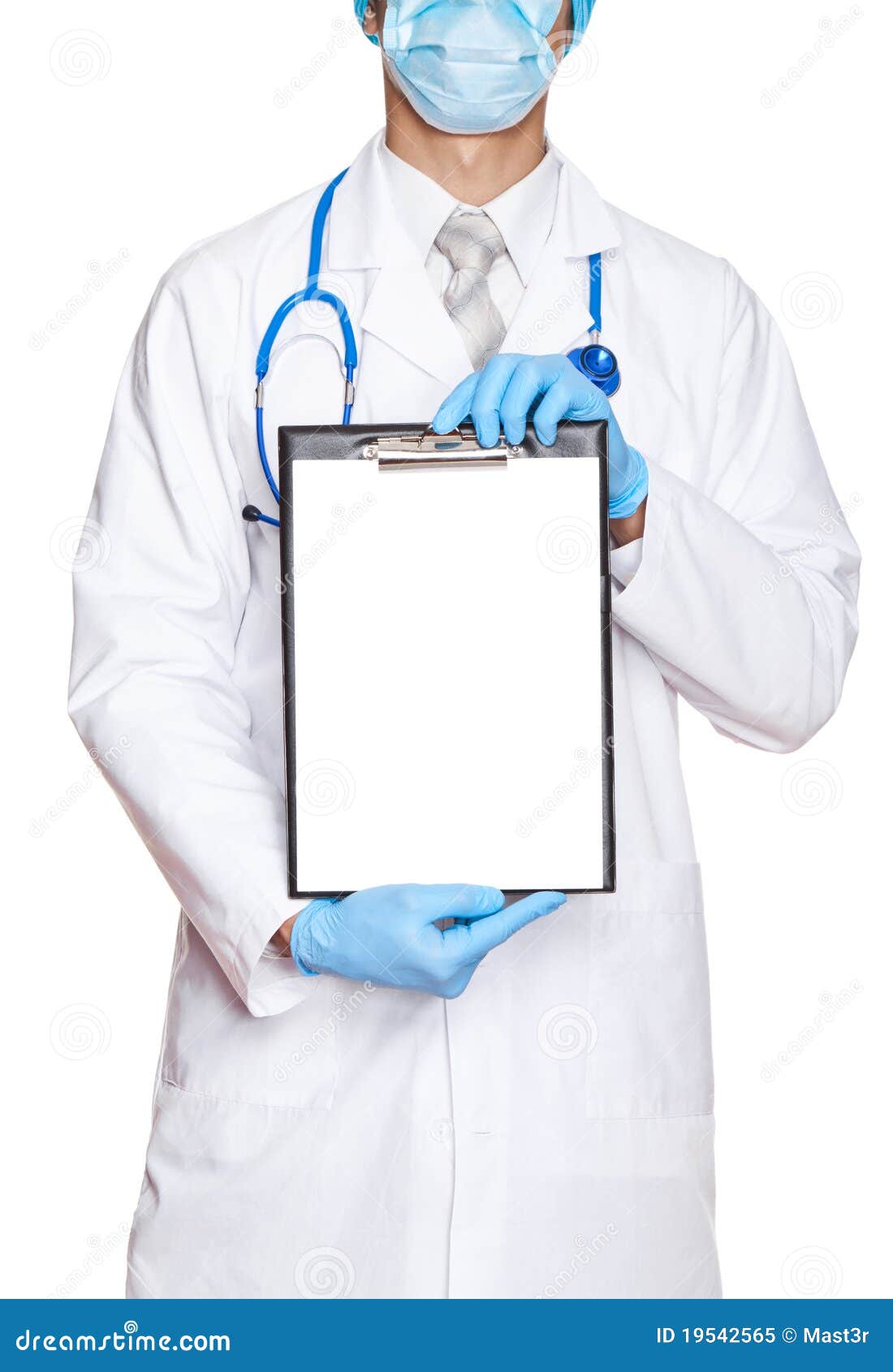 Medic Doctor Hold Clipboard Stock Image - Image of exam, board: 19542565