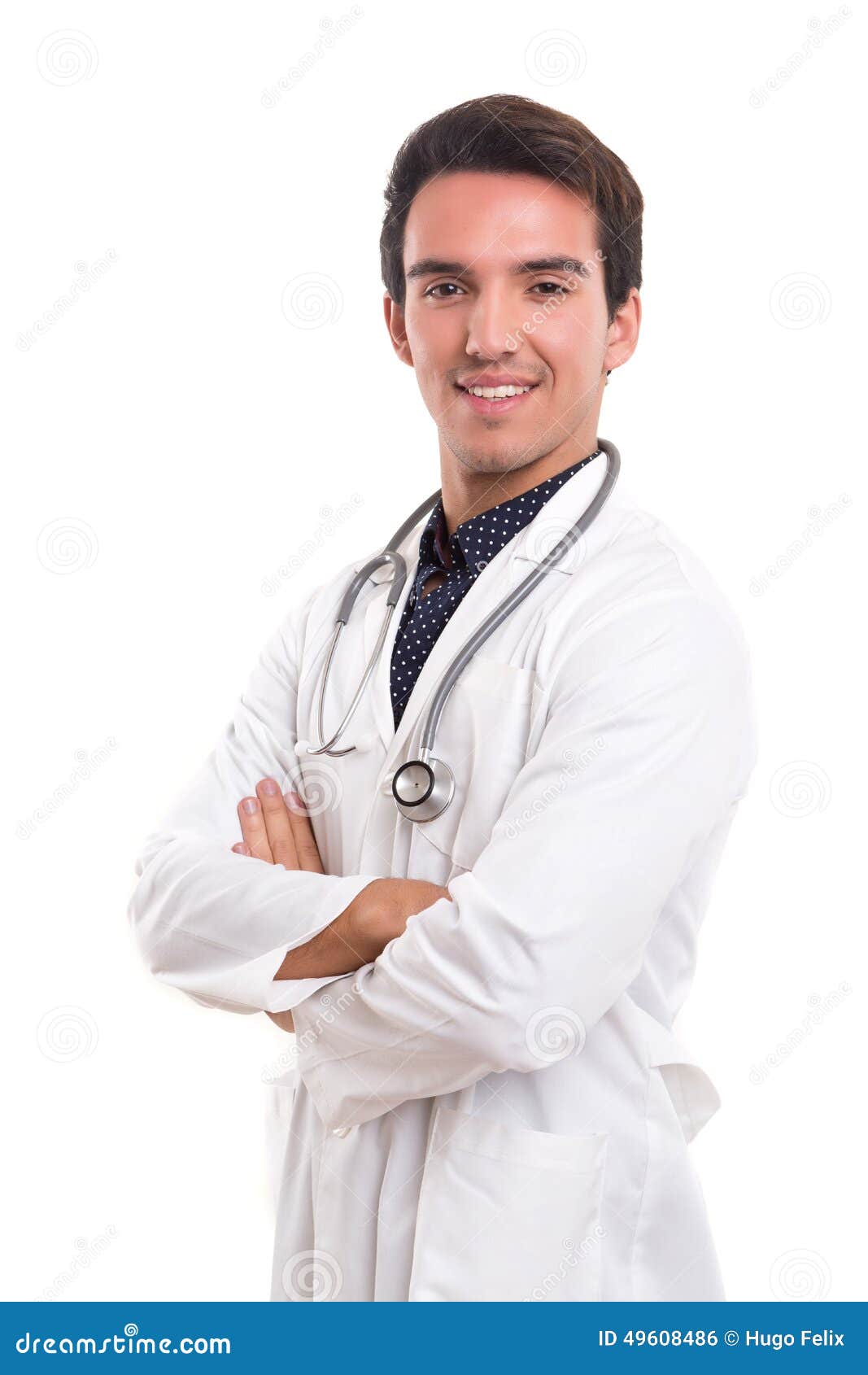 Medic stock photo. Image of male, medic, cheerful, caucasian - 49608486