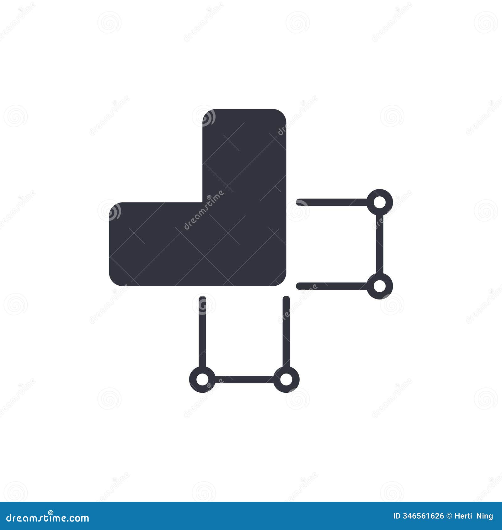 Medic Logo Template Icon stock illustration. Illustration of emblem ...