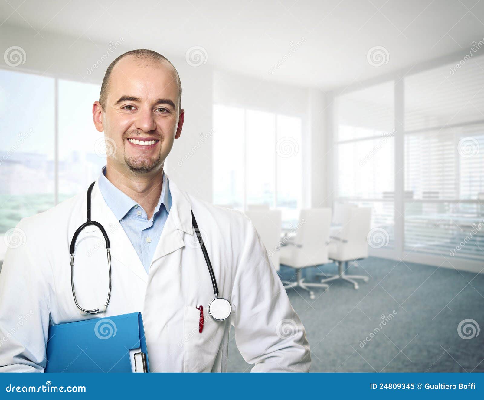 Medic portrait stock image. Image of health, hospital - 24809345