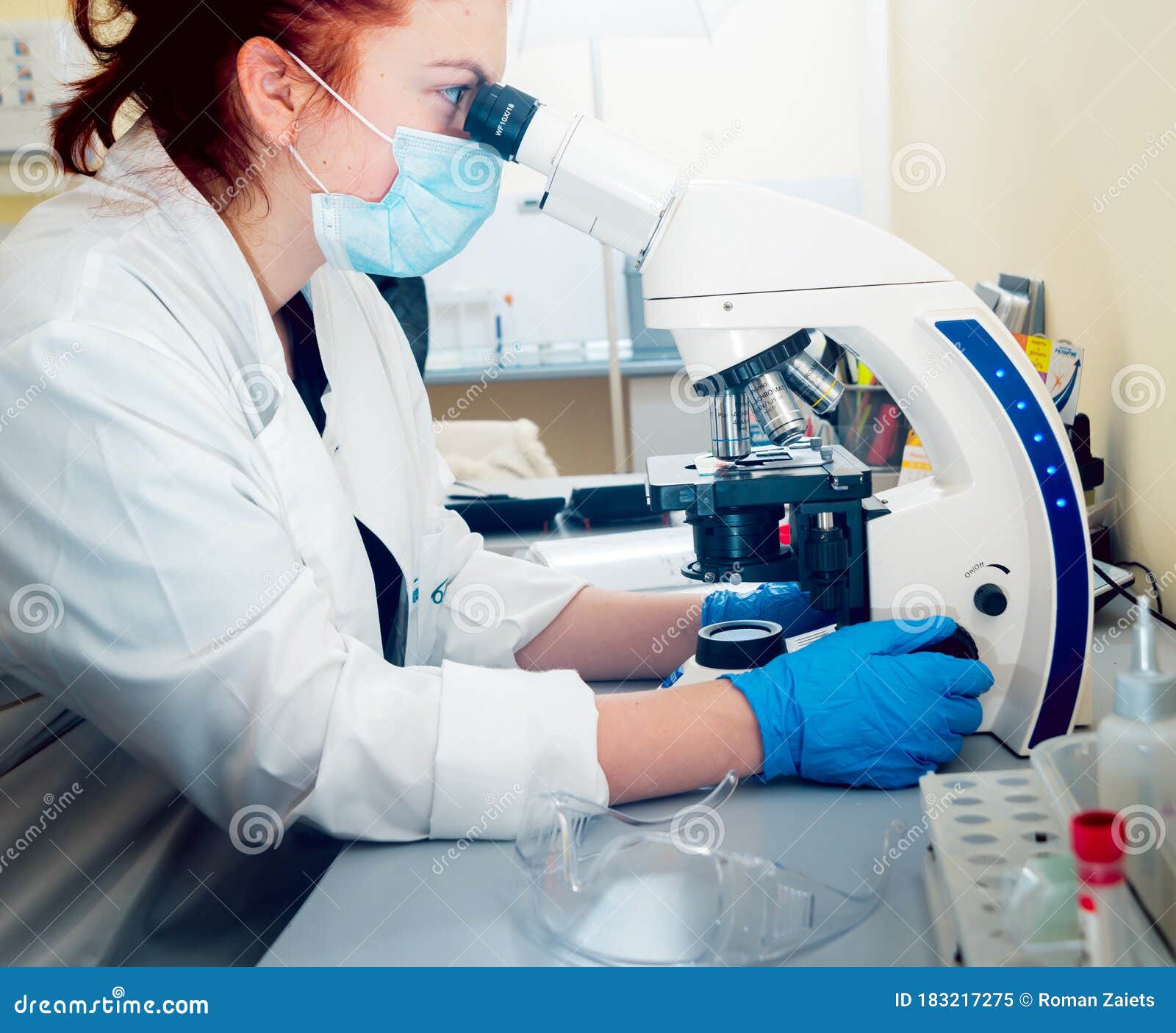Medic Staff at Work in the Laboratory. Stock Image - Image of chemical ...