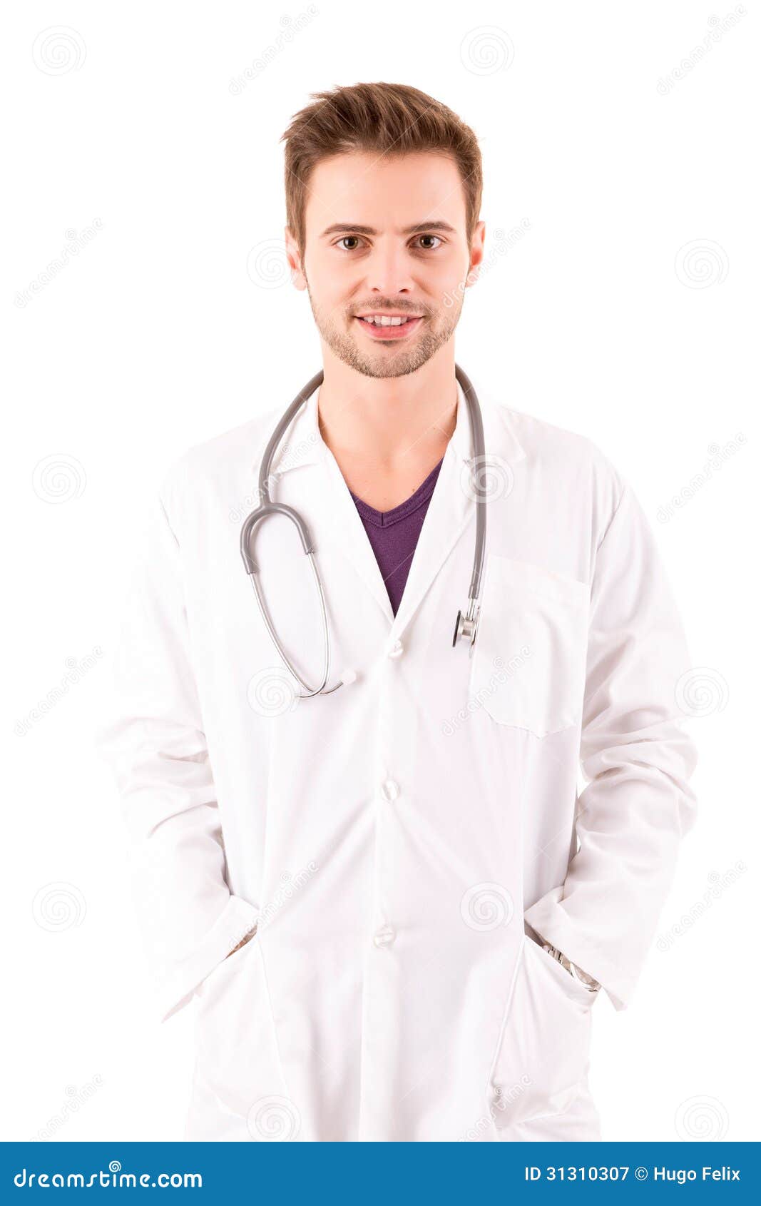 Medic stock image. Image of assistant, coat, hospital - 31310307