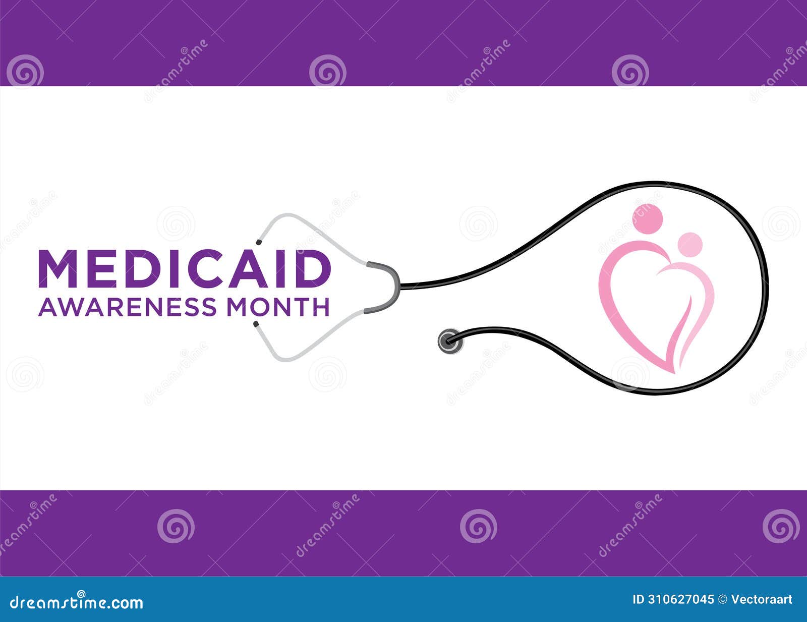 Medicaid awareness month stock vector. Illustration of creative - 310627045