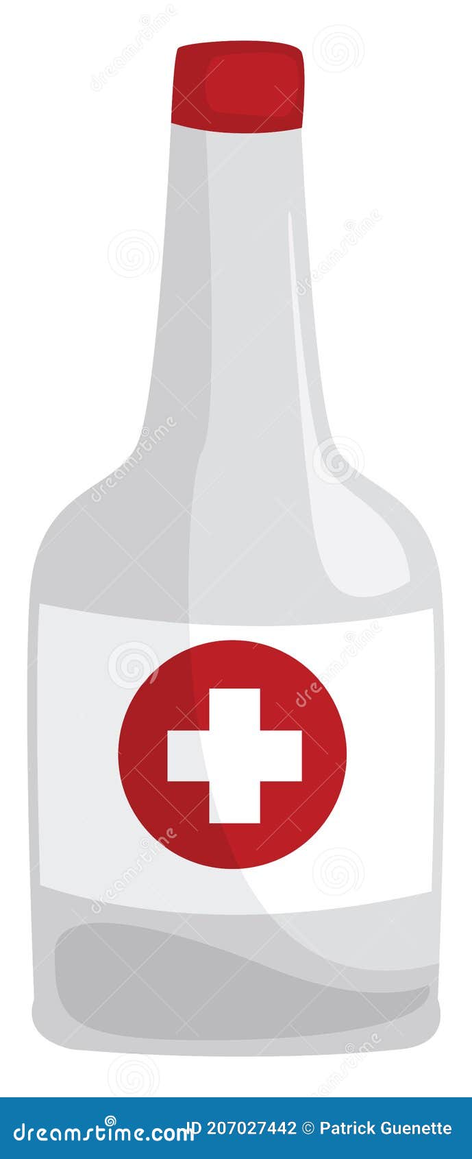 Medical Alcohol , Illustration, Vector Stock Vector - Illustration of ...