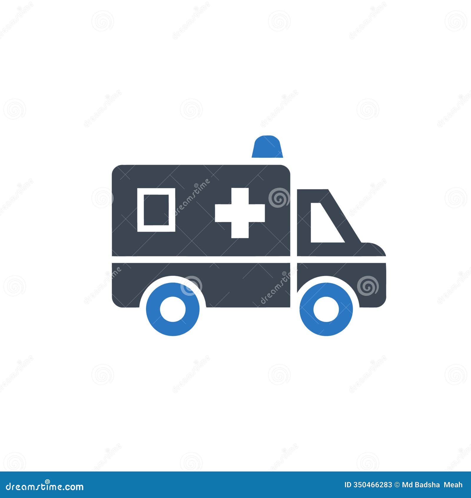 Medical Ambulance Icon stock vector. Illustration of healthcare - 350466283