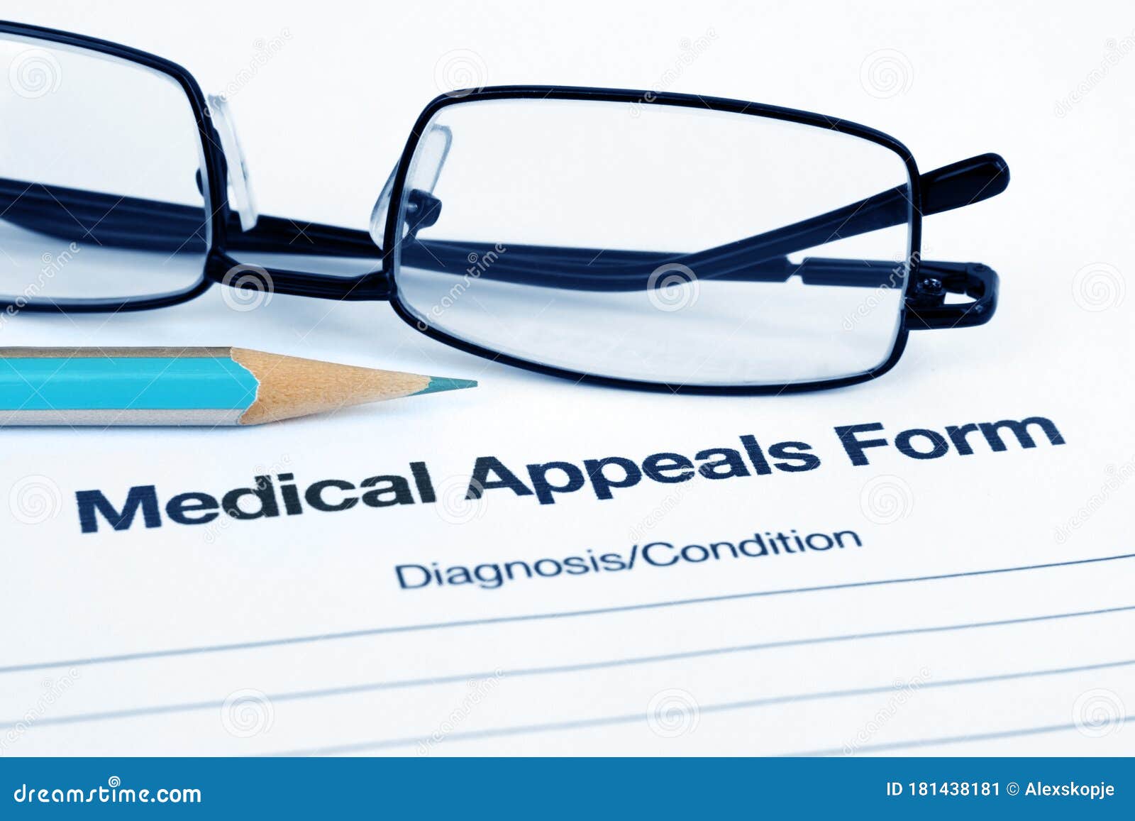 Medical appeals form stock image. Image of therapy, form - 181438181