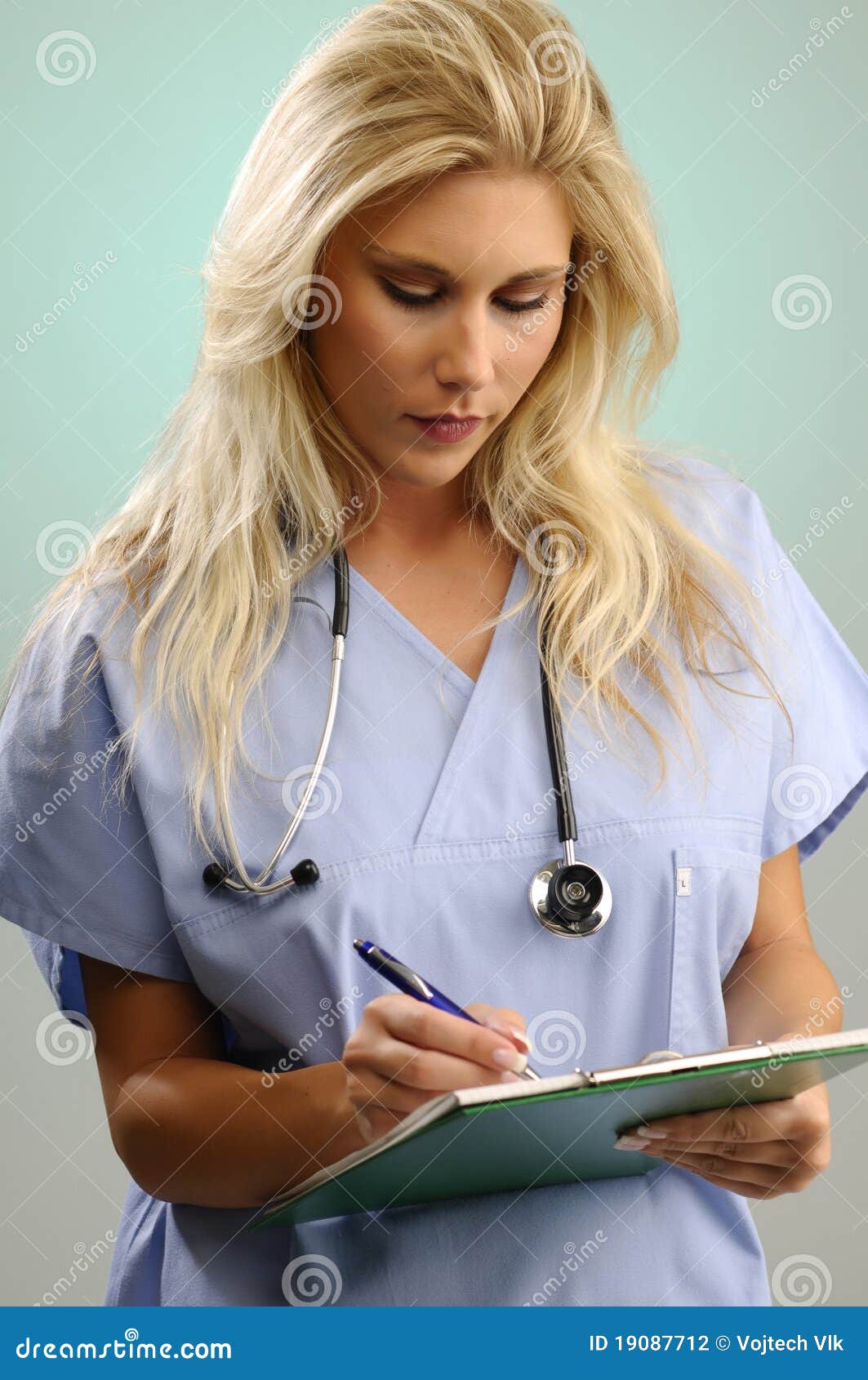 Medical assistant stock photo. Image of adult, pretty - 19087712