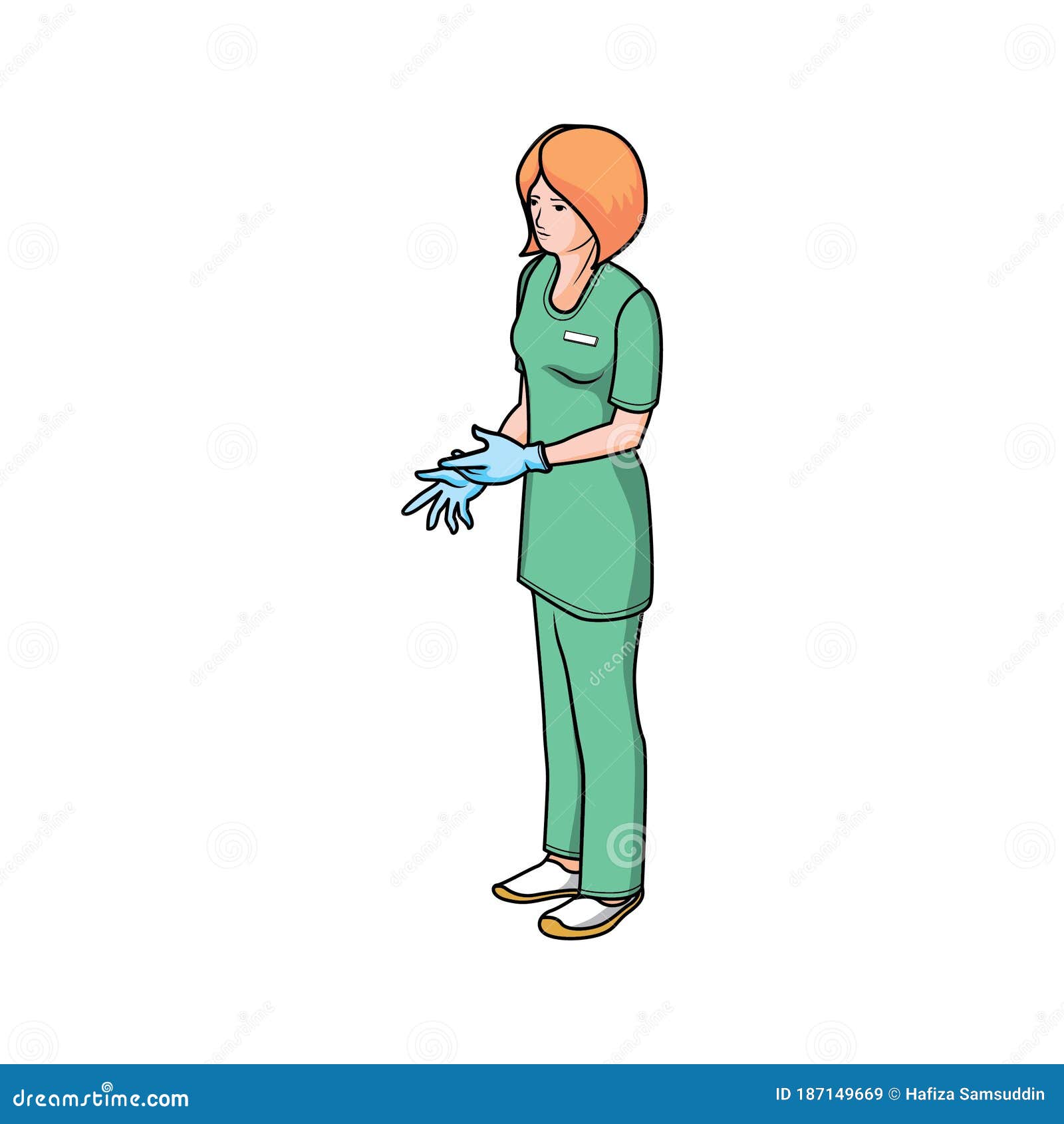 Medical Assistant. Vector Illustration Decorative Design Stock Vector ...