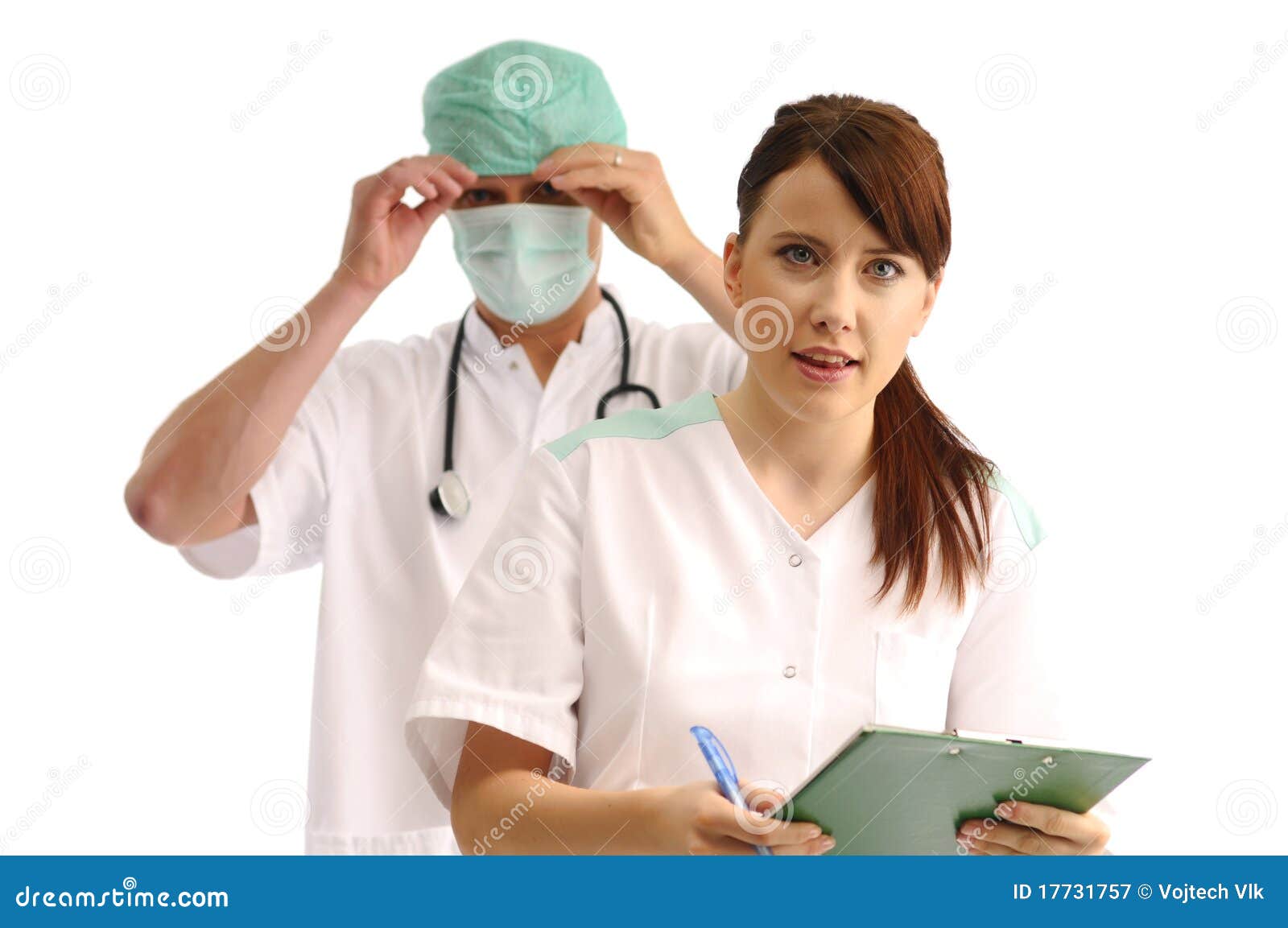 Medical assistants stock image. Image of head, medicine - 17731757