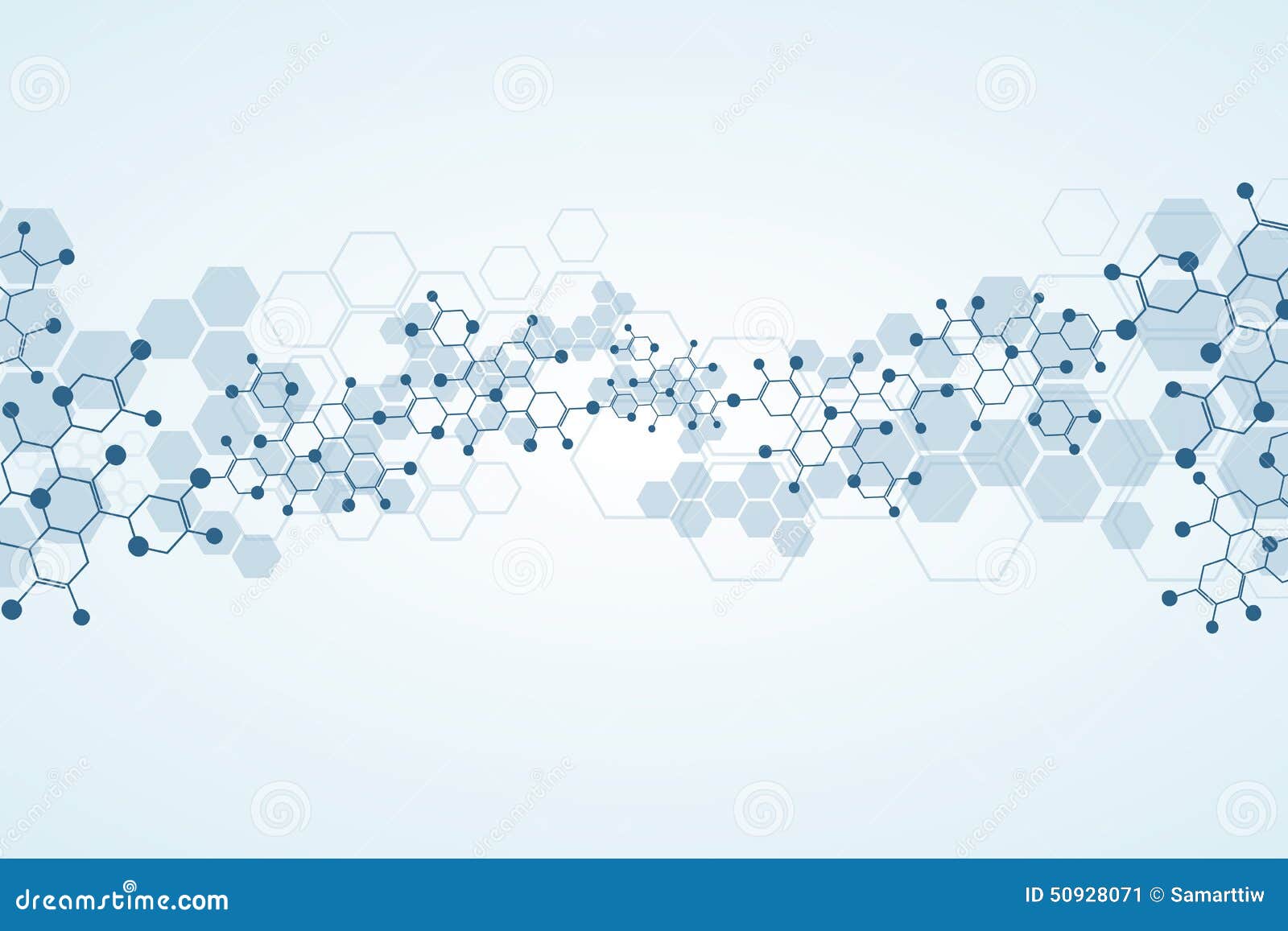 Abstract DNA Molecules Structure. Science And Technology Background ...