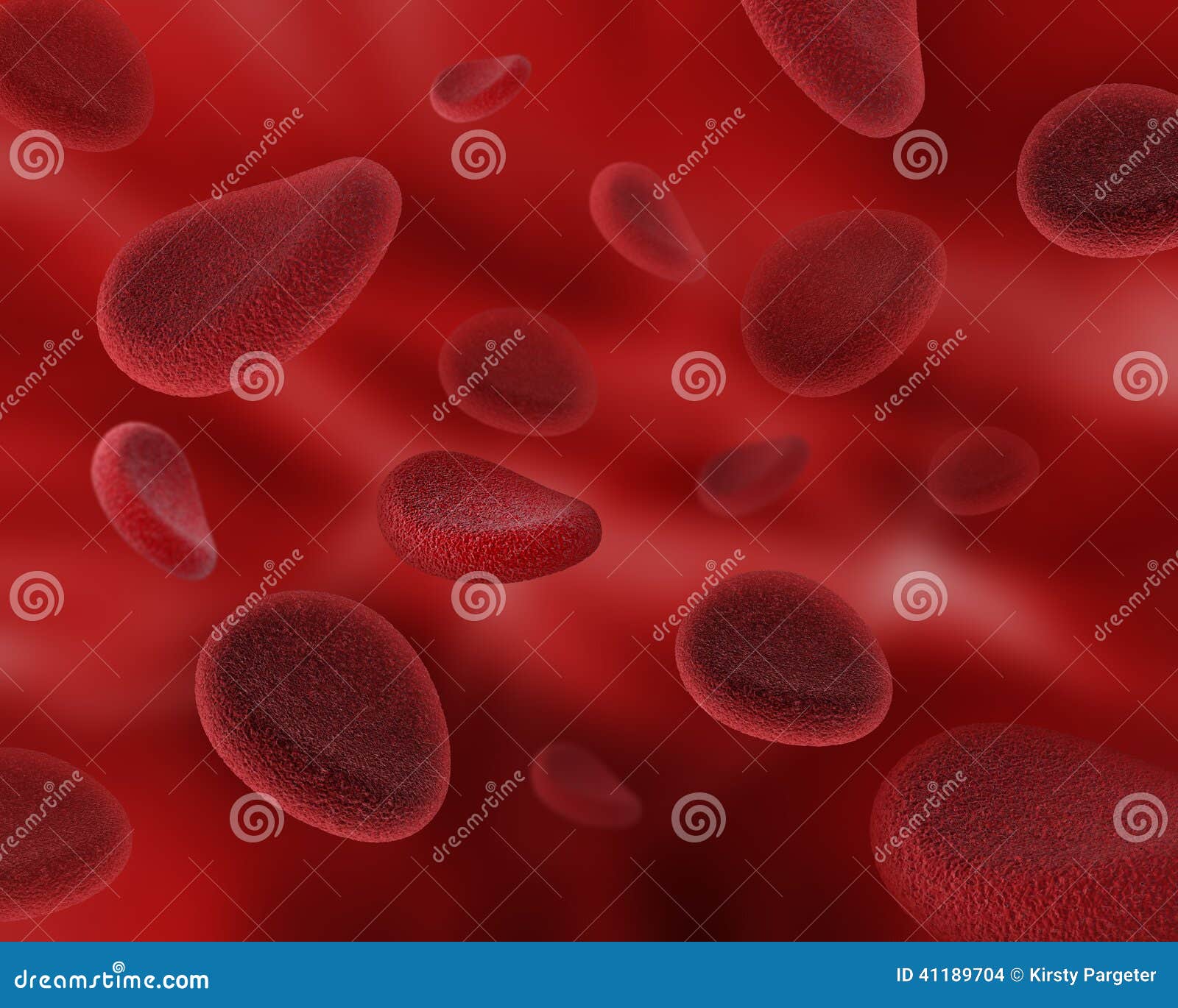 Medical Background with Close Up of Blood Cells Stock Illustration ...