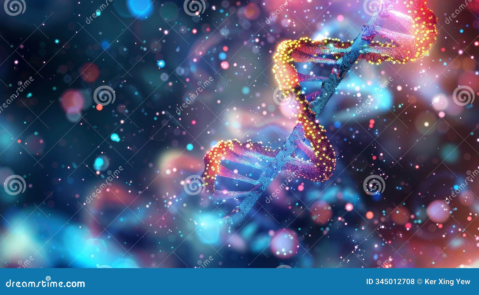 A Medical Background with DNA Helix and Molecular Structures Stock ...