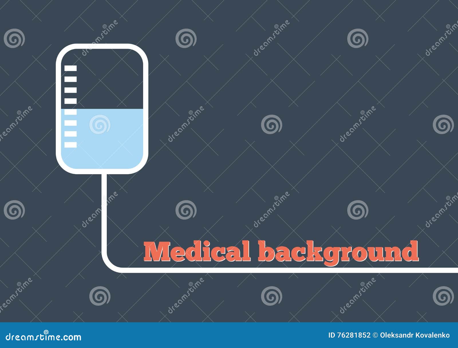 Medical Background with Drop Counter Stock Vector - Illustration of ...