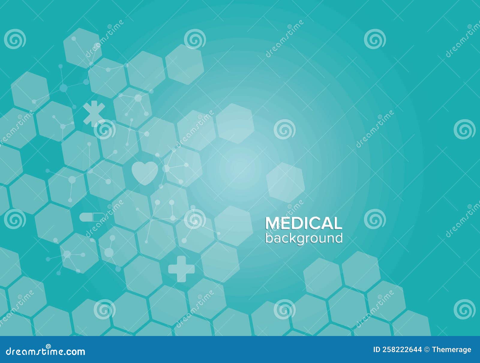 Medical Background with Medical Elements and Vector Illustrator Stock ...