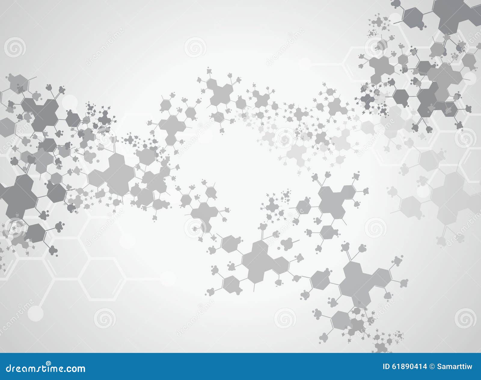 Medical Background Forms of the Molecule. Stock Vector - Illustration ...