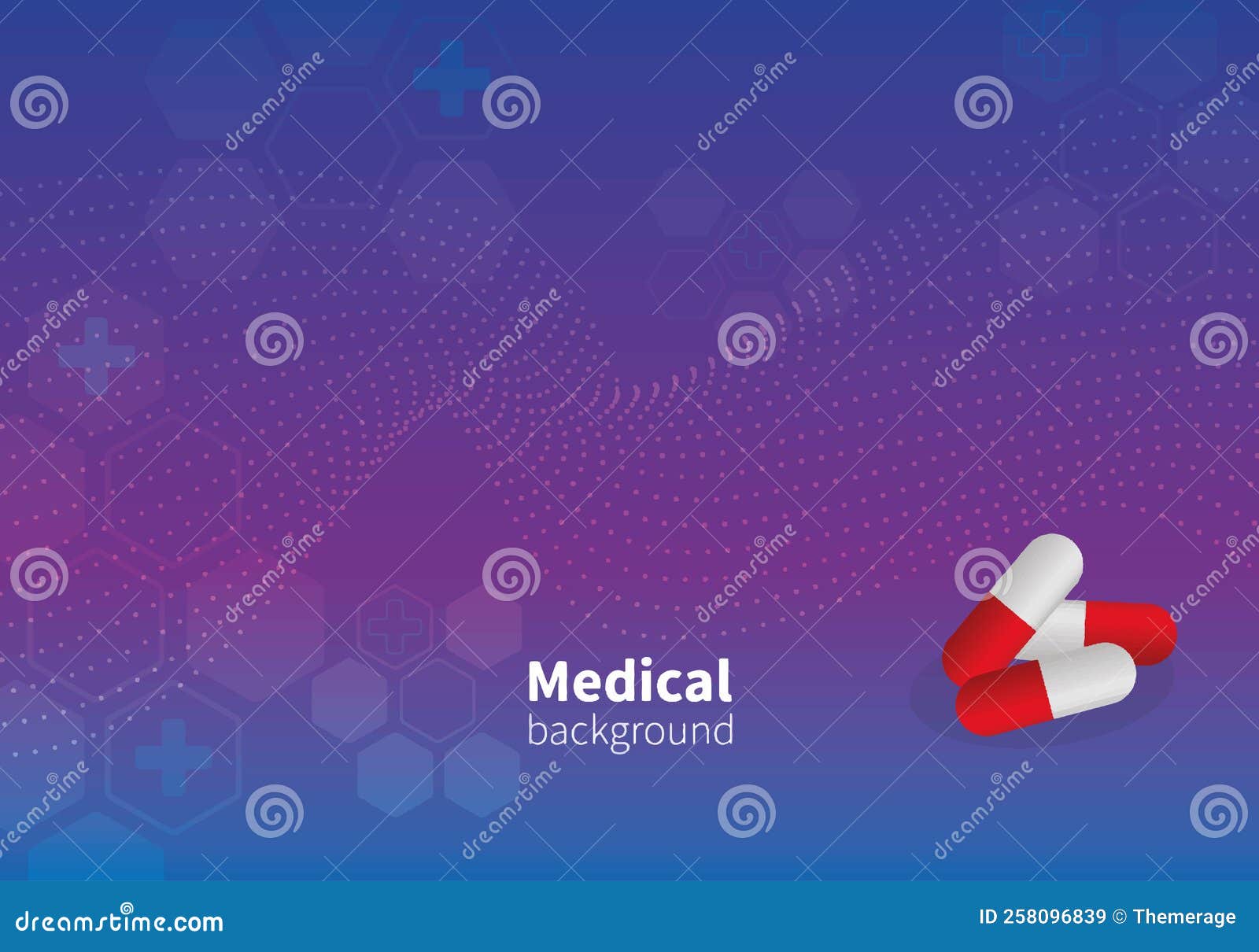 Medical Background with Medicines in Illustration and Vector Stock ...