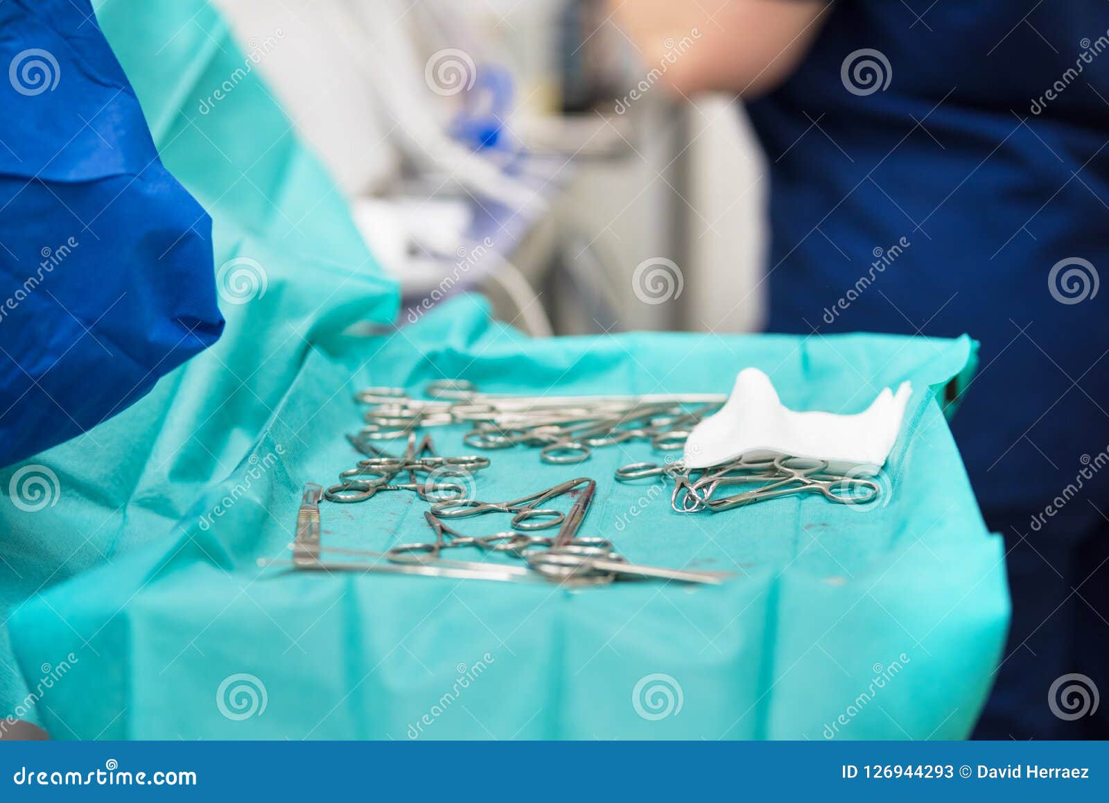 Medical Background. Surgery Instruments in Operating Room Stock Image ...