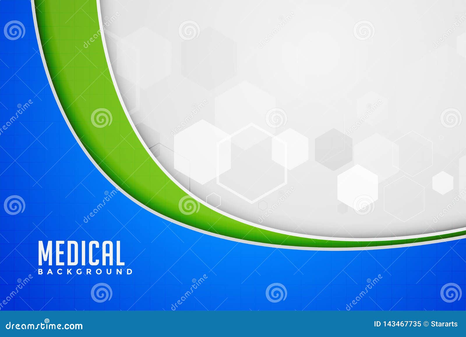 Medical Background in Wave Style Stock Vector - Illustration of doctor ...