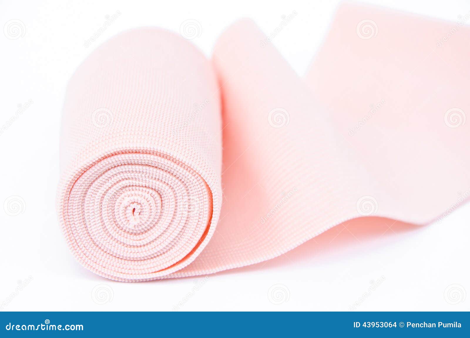Medical Bandage on a White Background. Stock Photo - Image of beauty ...