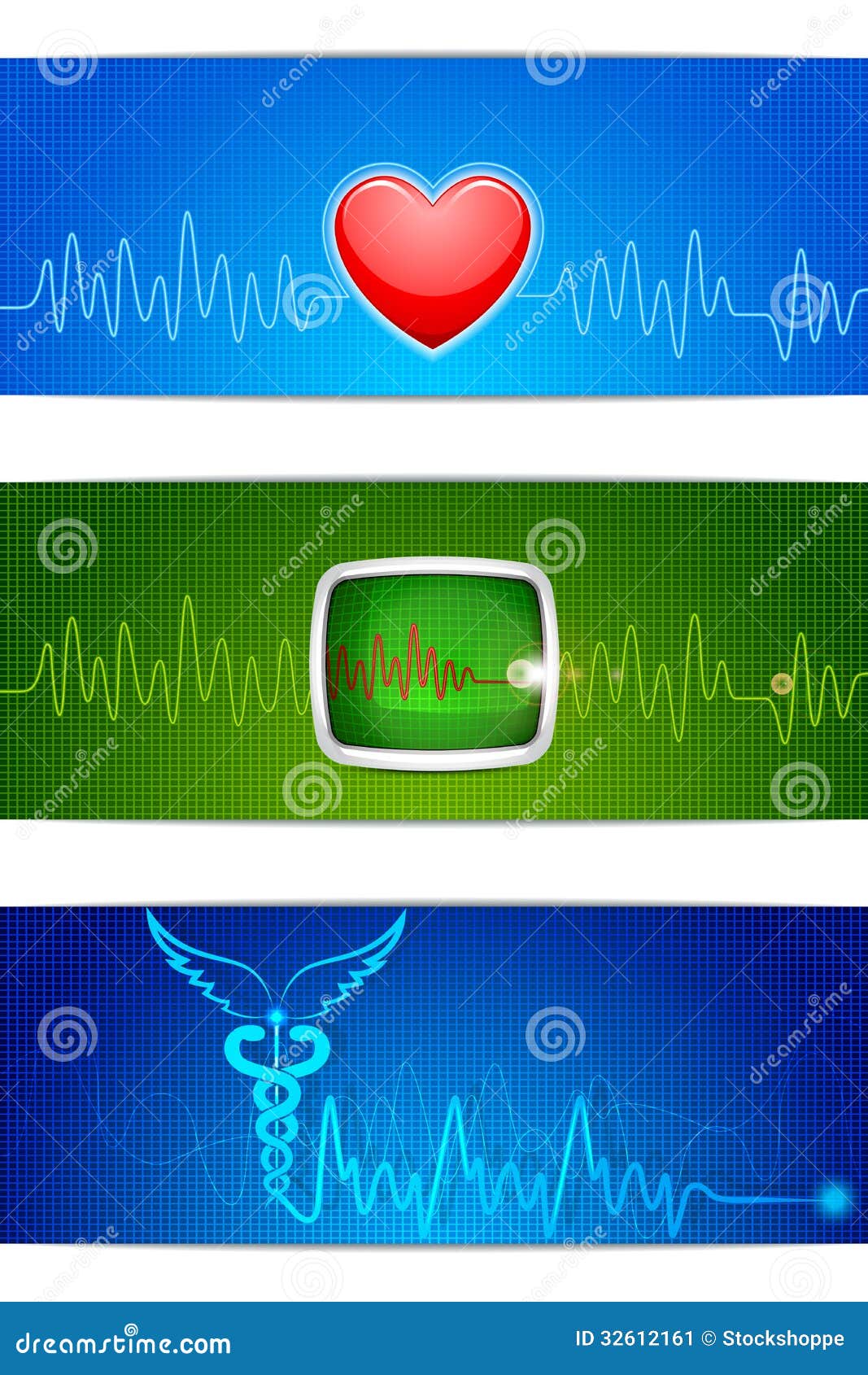 Medical Banner stock vector. Illustration of header, chart - 32612161