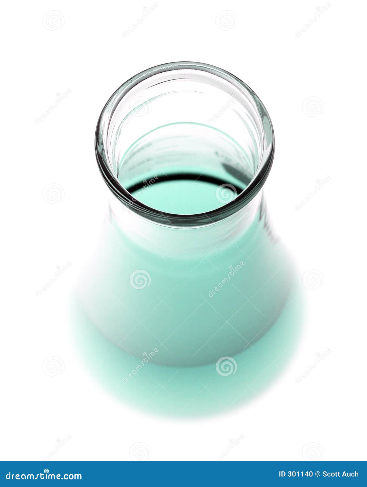Medical beaker stock photo. Image of beaker, blue, medical - 301140