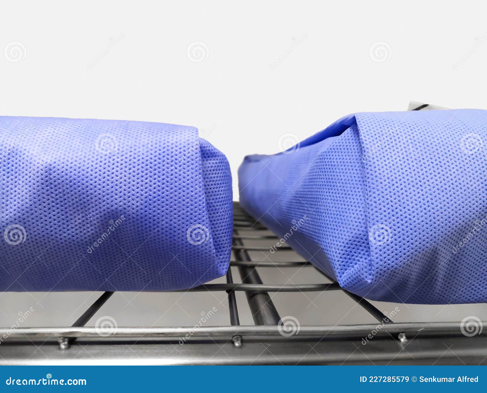 Medical Blue Wrapped Sterile Surgical Instruments Container Stock Image ...