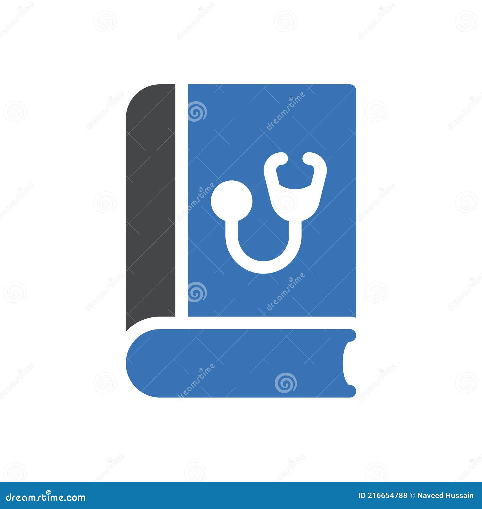 Medical book stock vector. Illustration of sign, elements - 216654788