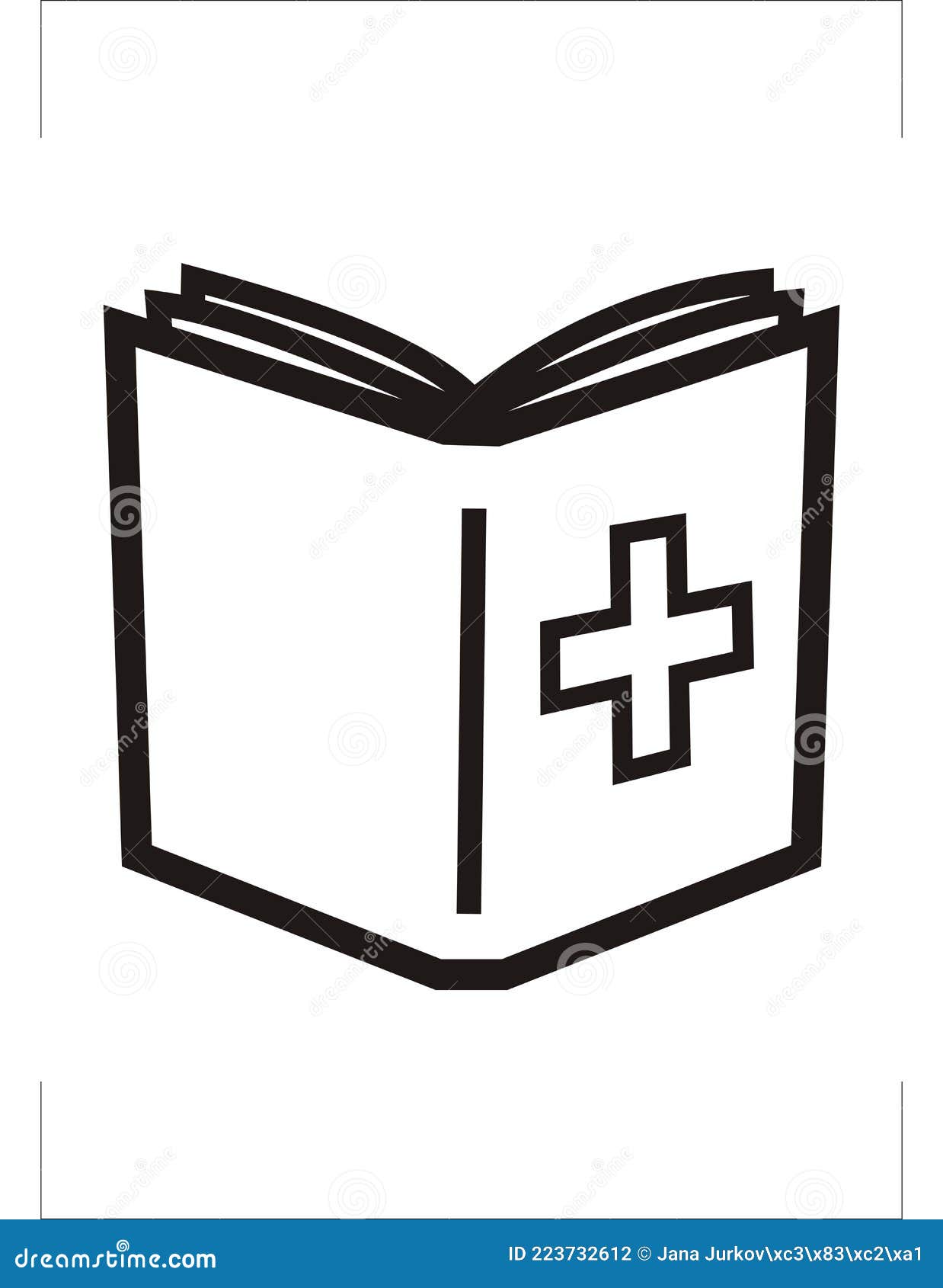 Medical Book, Vector Illustration, Eps. Stock Vector - Illustration of ...