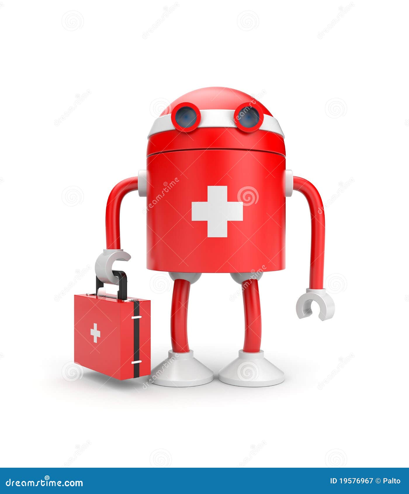 Medical bot stock illustration. Illustration of professional - 19576967