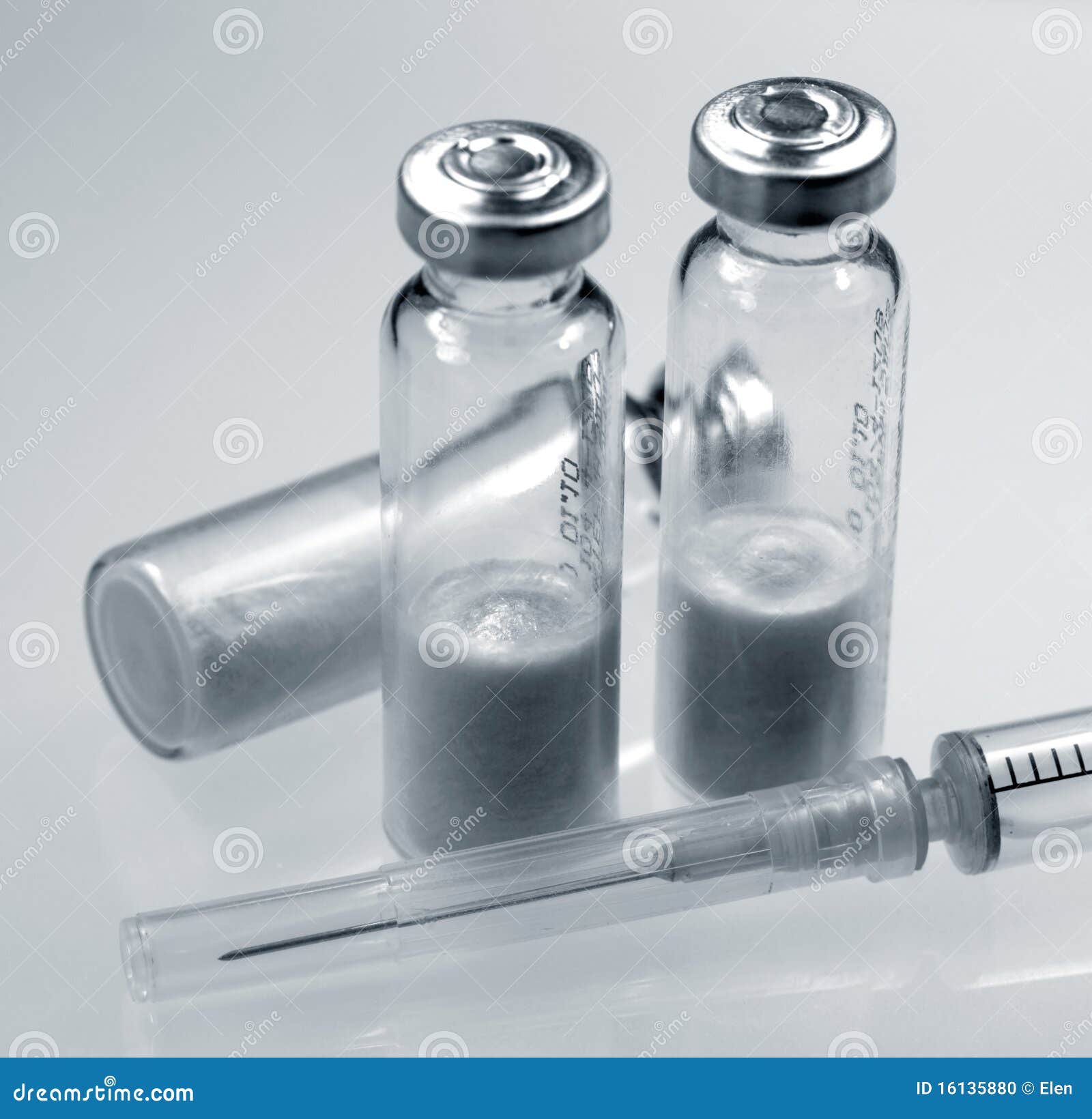 Medical Bottle for Injection Stock Photo - Image of medicine, pain ...
