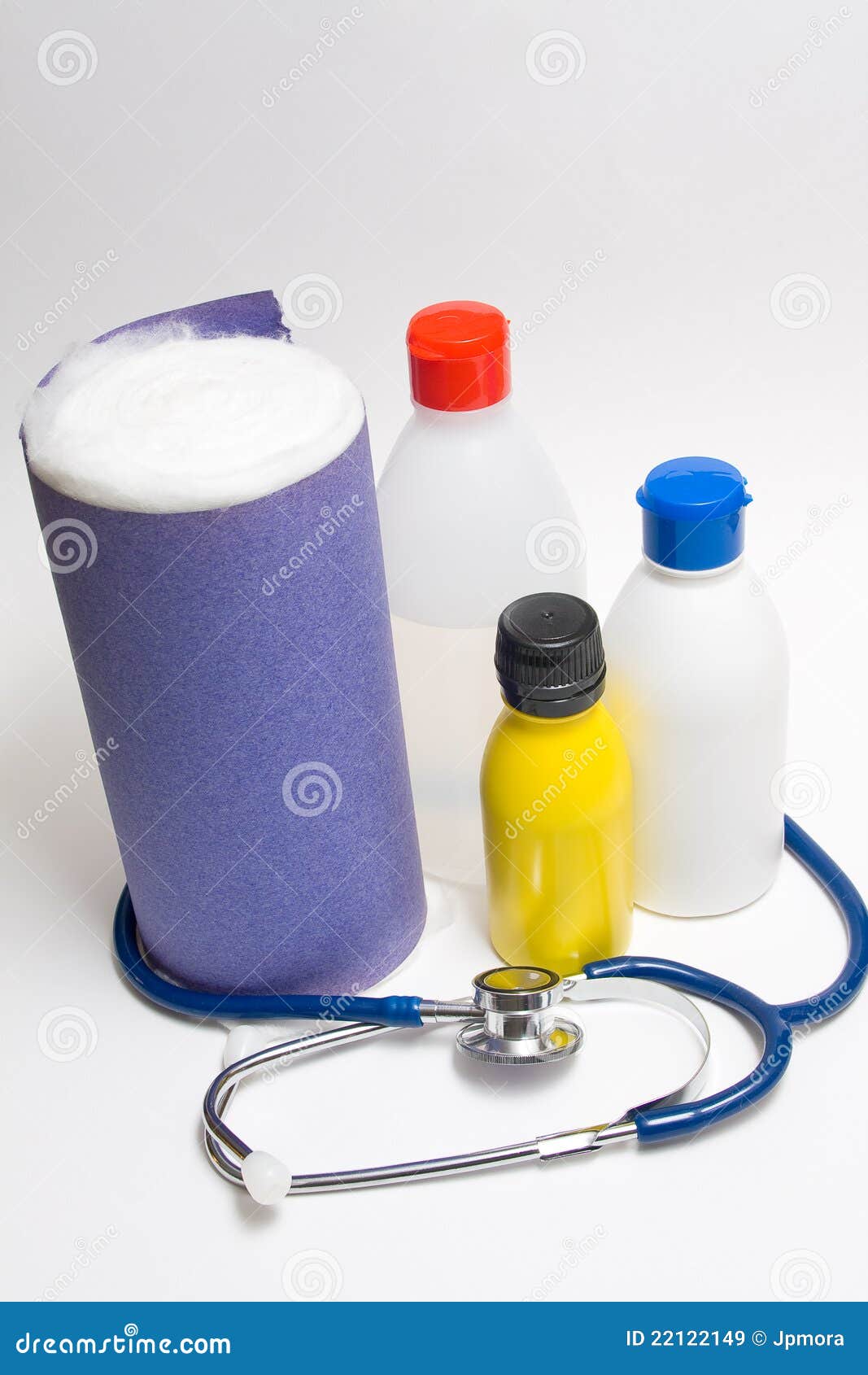 Medical bottles stock image. Image of stethoscope, pharmaceutical ...
