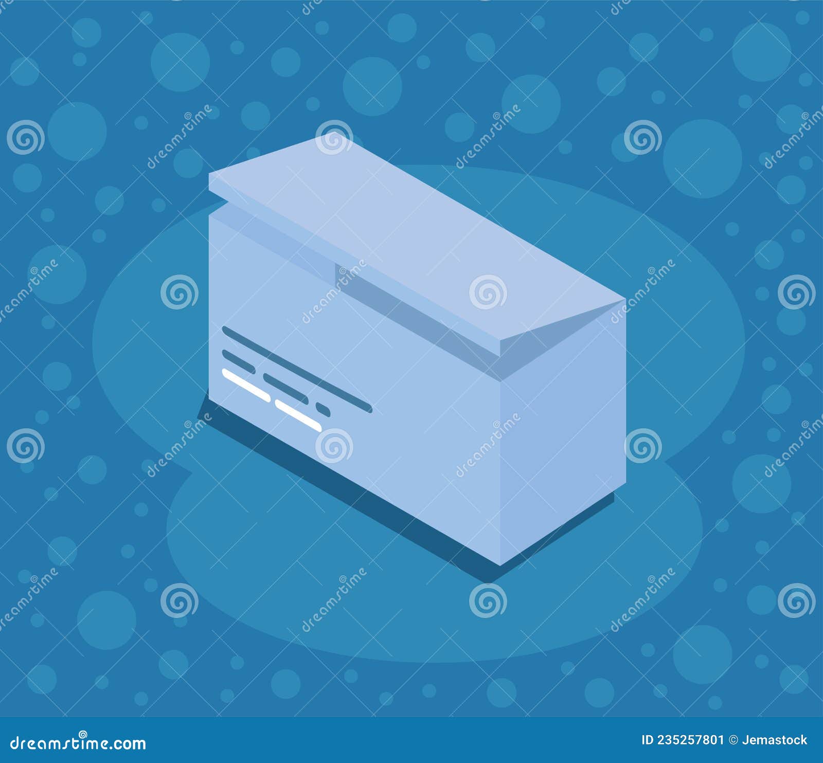 Medical box packing stock vector. Illustration of storage - 235257801