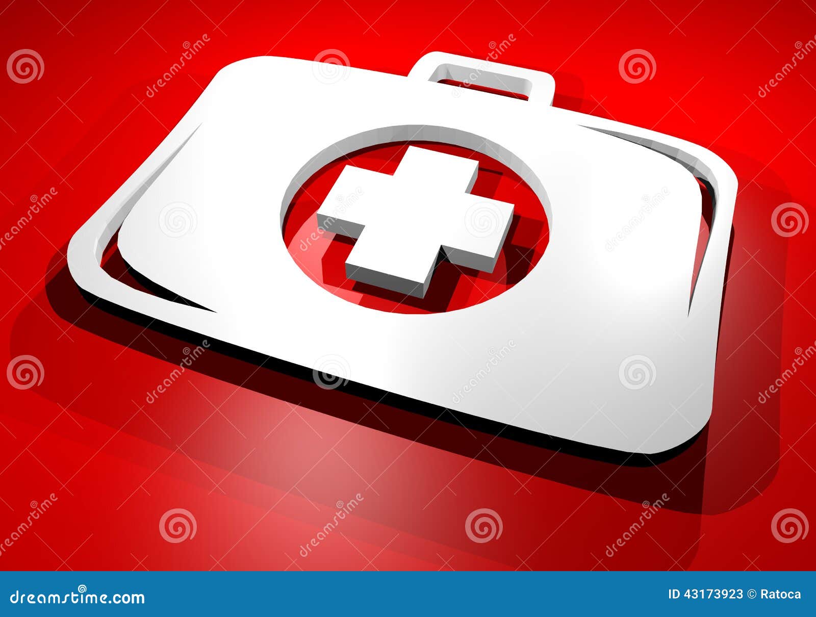 Medical box symbol stock illustration. Illustration of conceptual ...