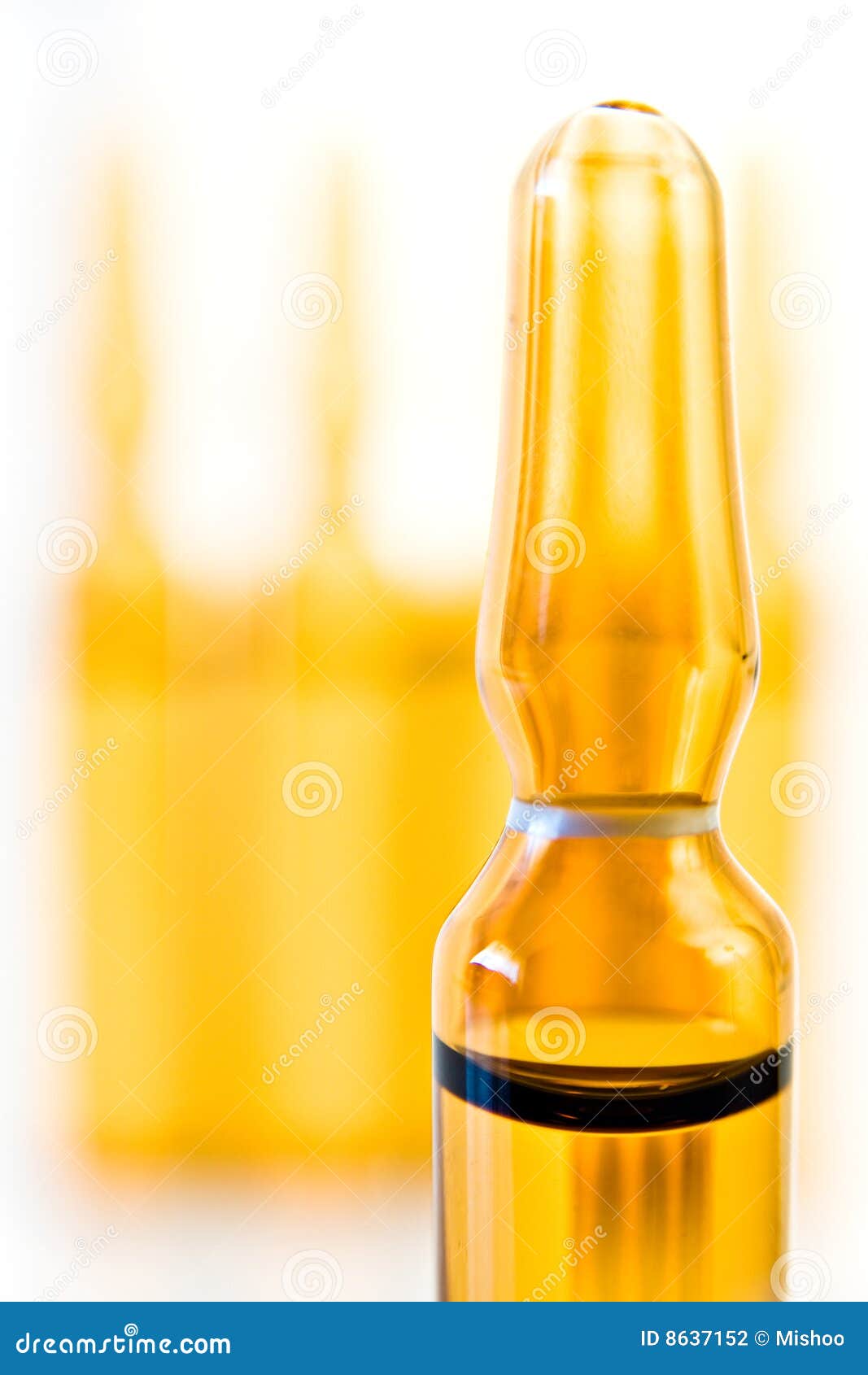 Medical brown ampules stock photo. Image of phial, laboratory - 8637152