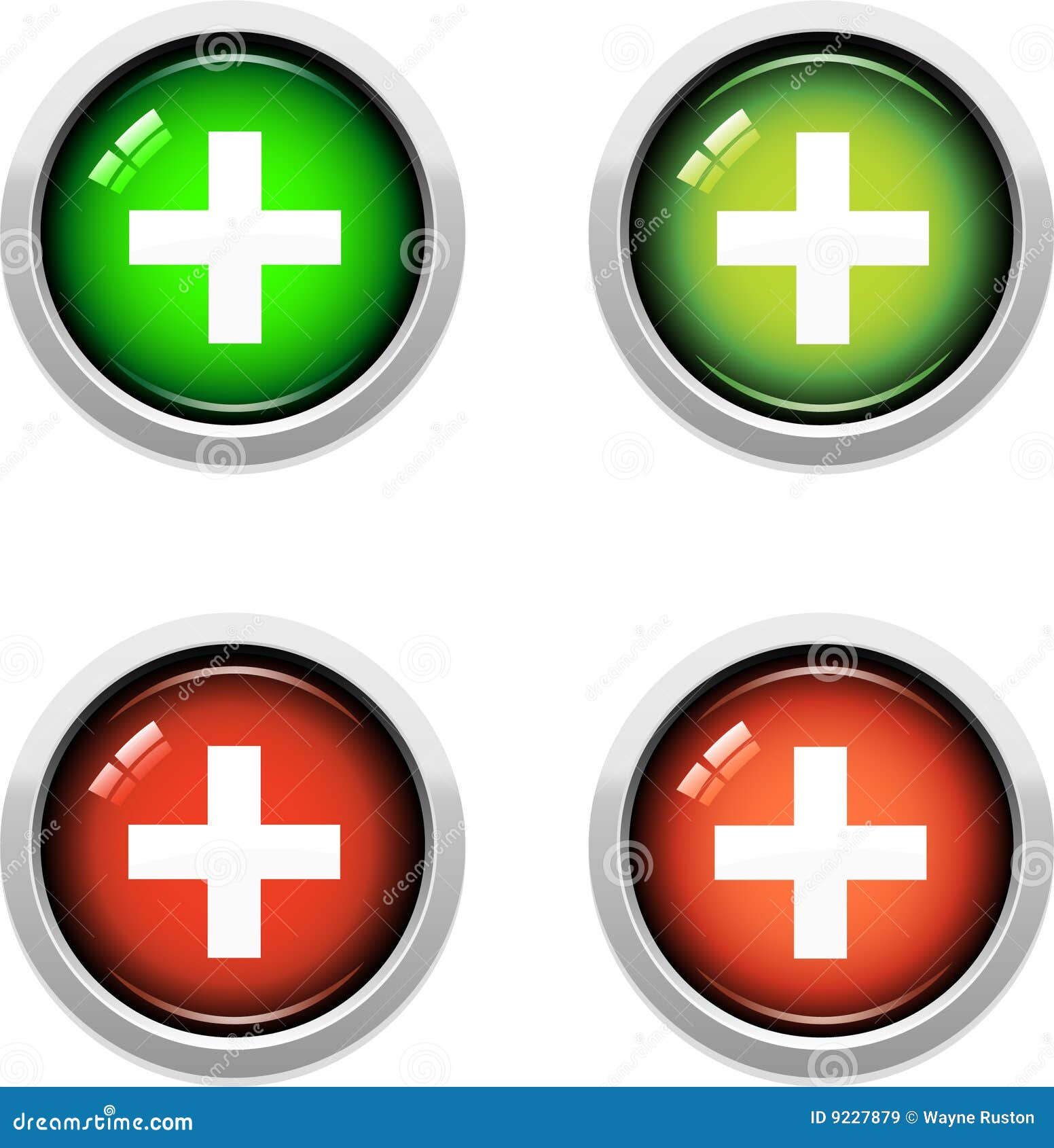 Medical Buttons stock vector. Illustration of ball, glossy - 9227879